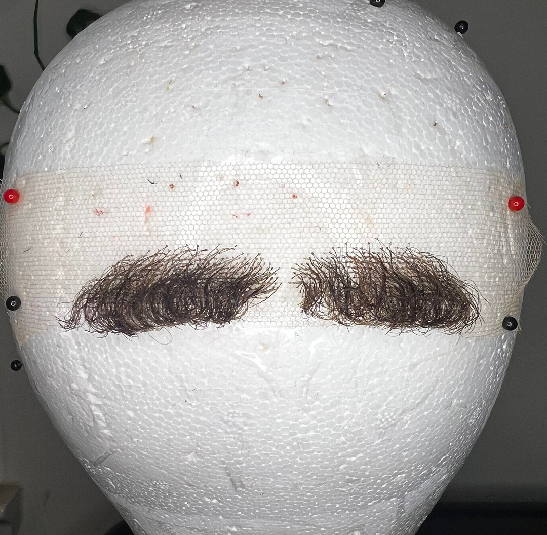 Realistic Human Hair Fake Moustache - Etsy