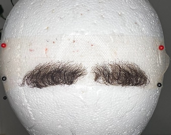 Realistic Fake Moustache, Human Hair, Full Hand Made - Etsy