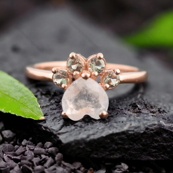 Cat paw ring rose gold store