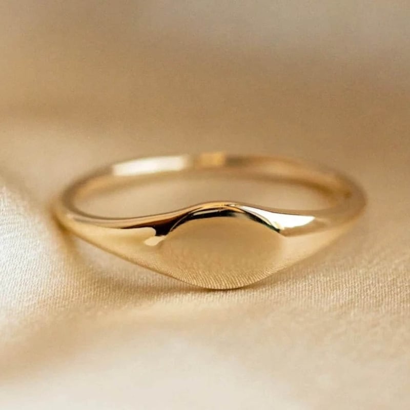 Minimalist Gold Ring - Etsy