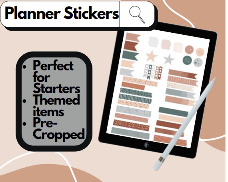 Aesthetic Planner Stickers, Starter Stickers Kit, Planner Stickers ...