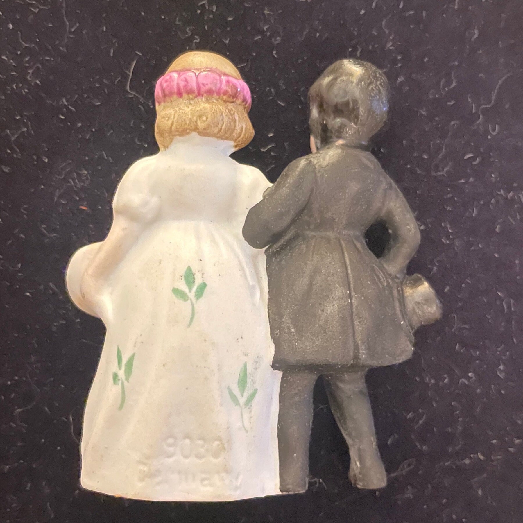 Antique Hertwig & Co Bride and Groom Bisqueware Figurines. Excellent ...