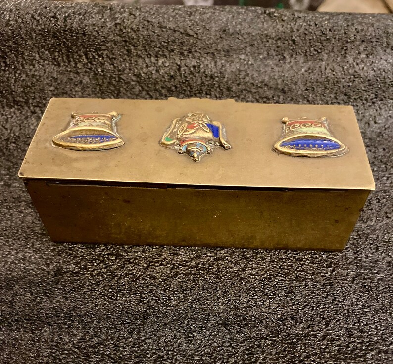 Vintage Chinese Stamp Box - Etsy