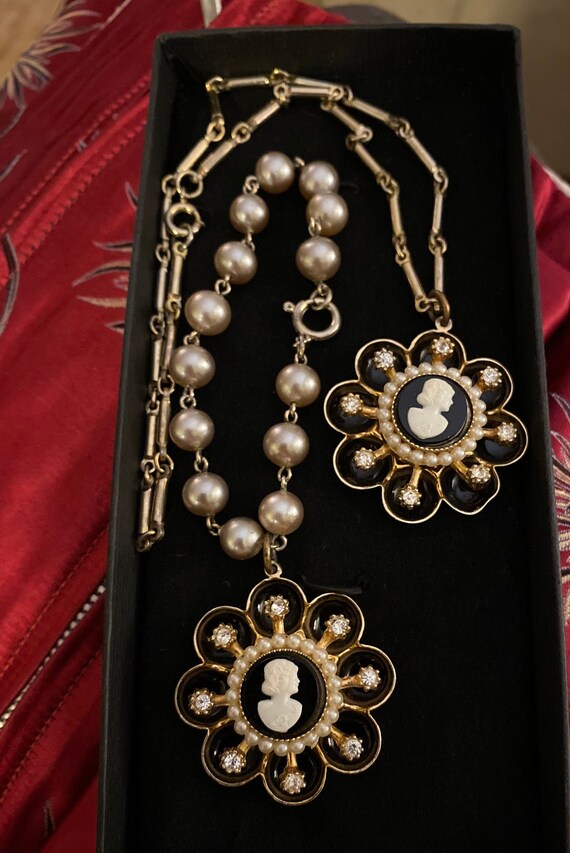 Vintage coro necklace bracelet - Gem