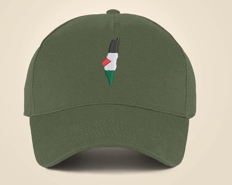 Palestine Flag Cap, Palestine Map Embroidered Hat, Palestine Baseball ...