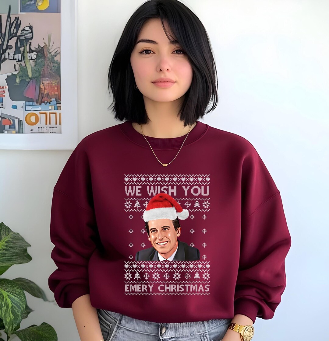 Unai Emery Christmas Sweater, We Wish You Emery Christmas Ugly ...