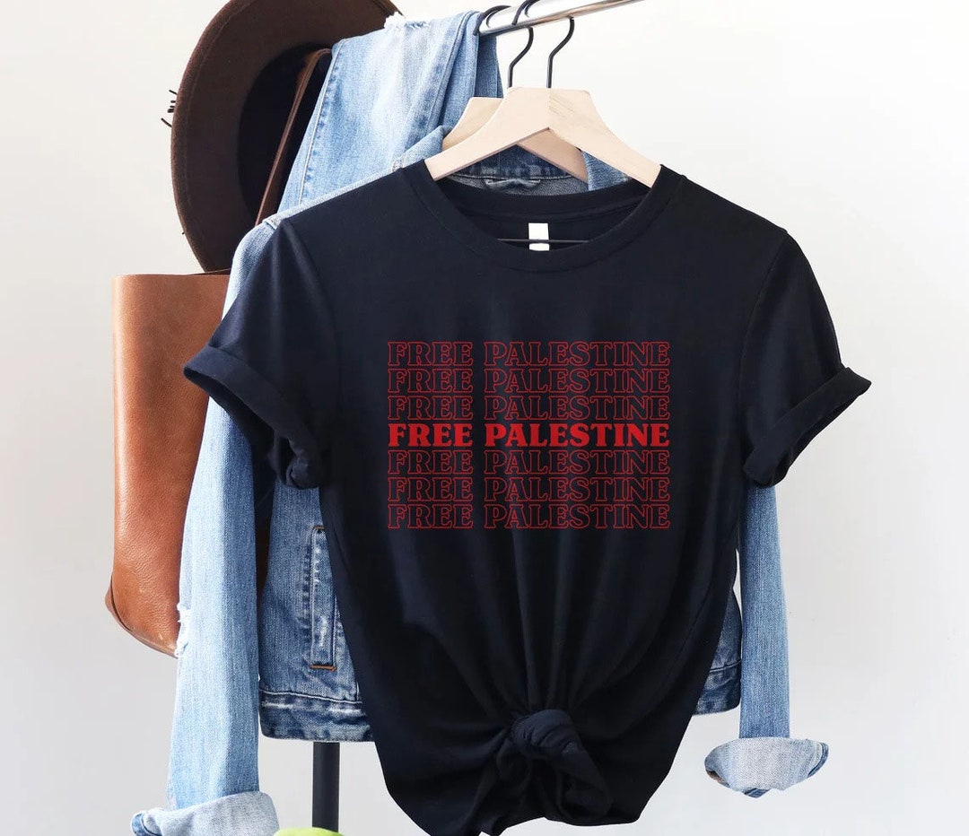 Retro Palestine Shirt, Palestine Printed T Shirt, Palestine Crewneck ...