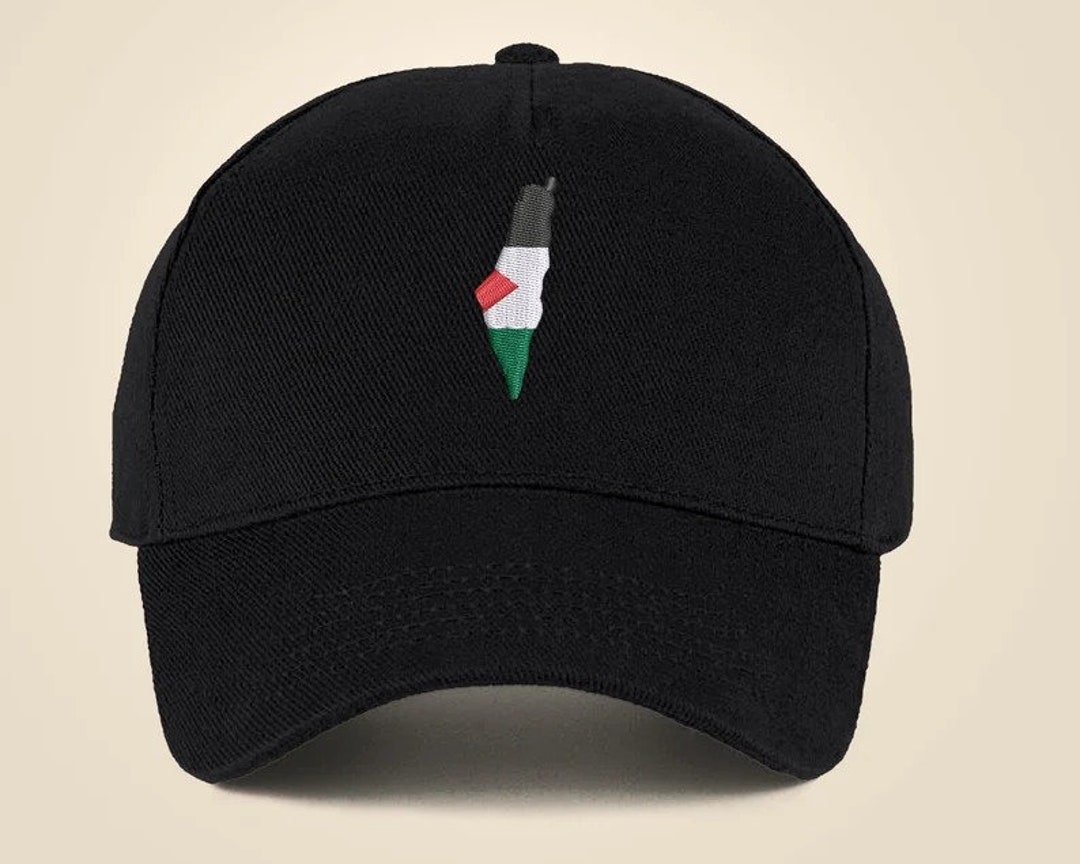 Palestine Flag Cap, Palestine Map Embroidered Hat, Palestine Baseball ...