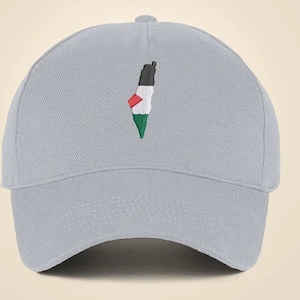 Palestine Flag Cap, Palestine Map Embroidered Hat, Palestine Baseball ...