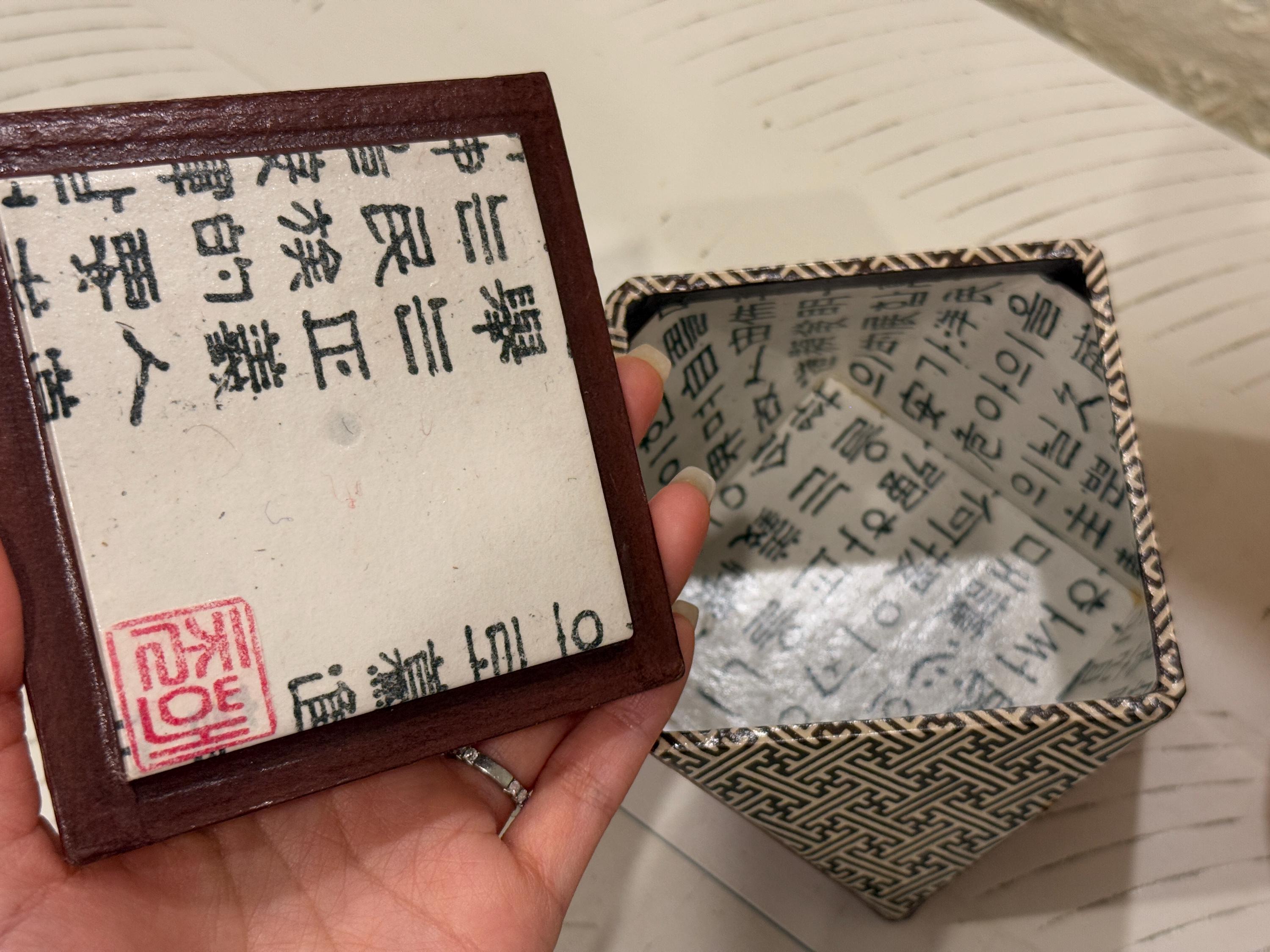 Traditional Korean Hanji Handmade Craft | Pencil Holder | Jewelry Box ...