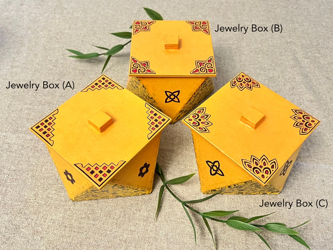 Traditional Korean Hanji Handmade Craft | Pencil Holder | Jewelry Box ...