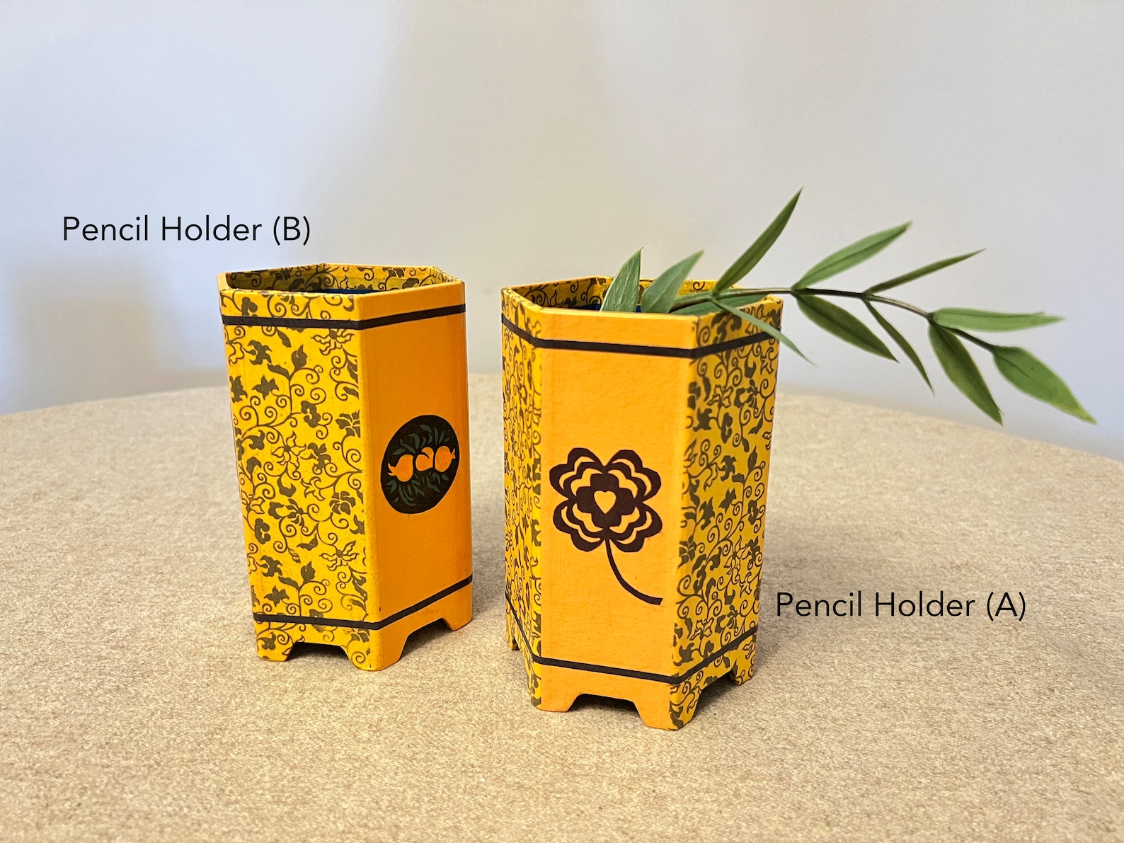 Traditional Korean Hanji Handmade Craft | Pencil Holder | Jewelry Box ...