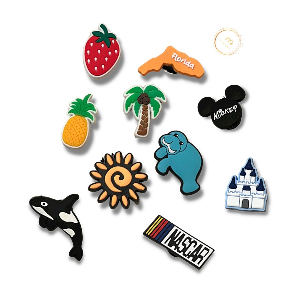 Florida Croc Charms Orlando Croc Charms Tampa Croc Charms - Etsy UK