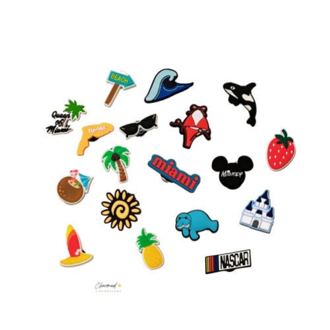 Florida Croc Charms, Orlando Croc Charms, Miami Croc Charms, Tampa Shoe ...