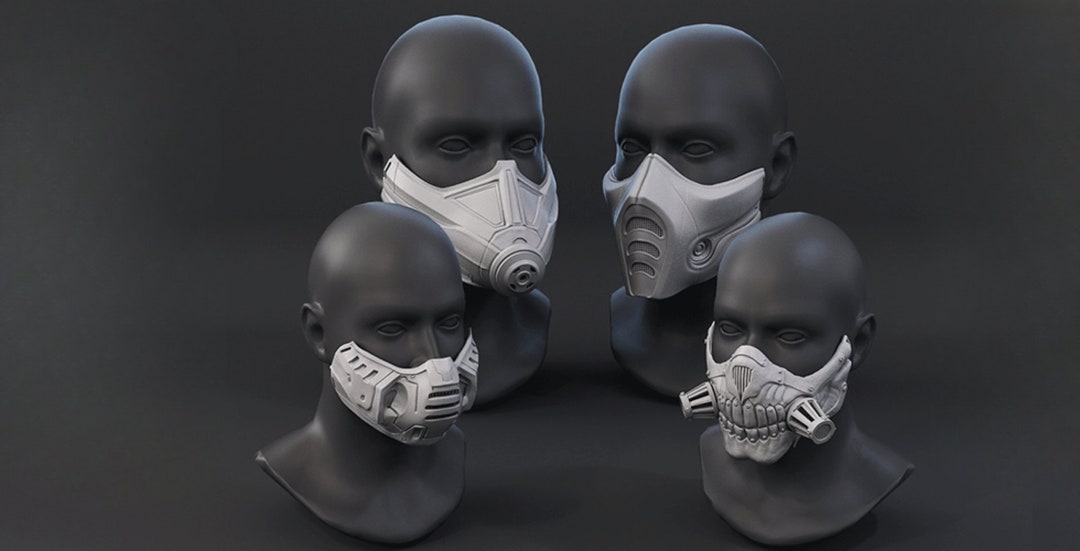 Fun Face Mask STL File for 3D Printers, Movie Characters, Games ...