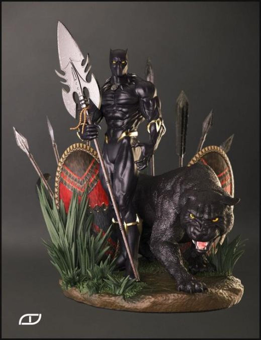 Marvelous Black Panther STL Model: Showcase the King of Wakanda ...