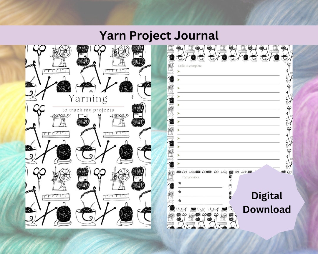 Knit/crochet Project Journal - Etsy
