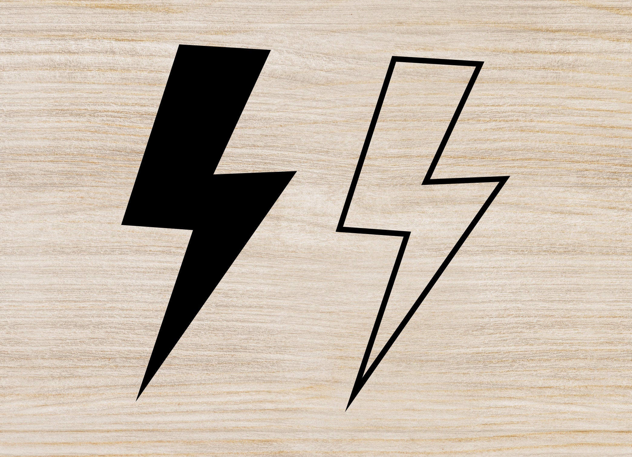 Lightning Svg, Lightning Outline Svg, Lightning Cricut Cut File ...