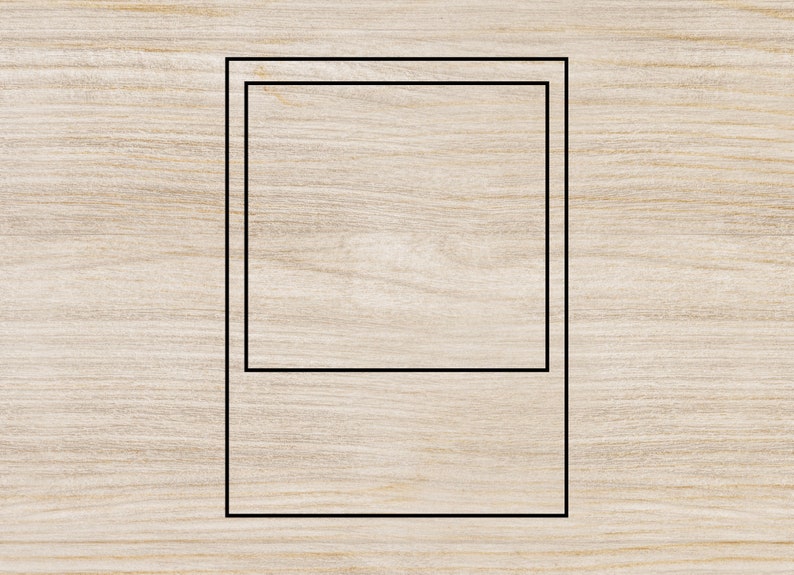 Retro Picture Frames Outline Svg, Cricut Cut File - Etsy