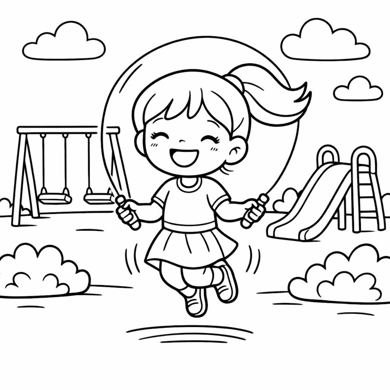 Chatgpt Prompt for Kids Cartoon Coloring Pages - Etsy