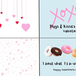 Printable 2-pack Simple and Cute Valentine's Day Cards - Etsy
