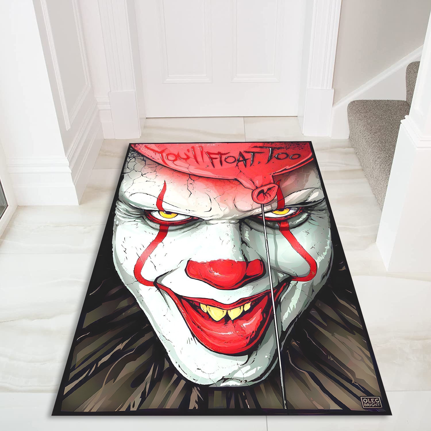 Pennywise Rug Horror Movie Rug Modern Rug Area Rug Gift - Etsy
