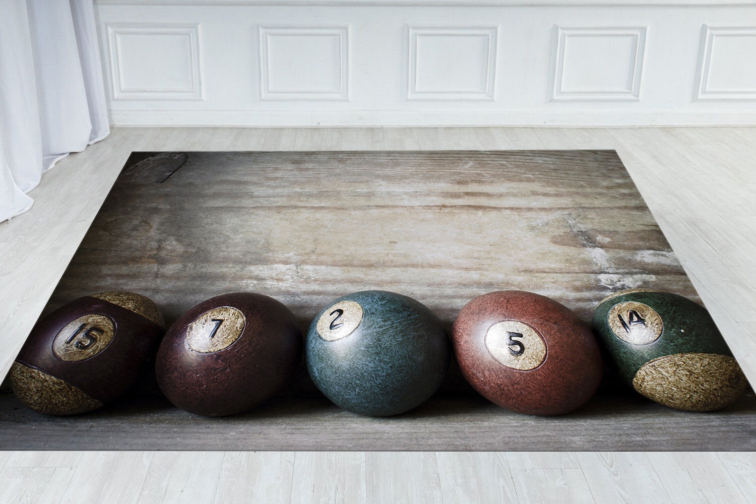 Pool Rug, Pool Ball Rug, Pool Theme Rug, Glossy Rug, 3D Pool Rug, Pool ...