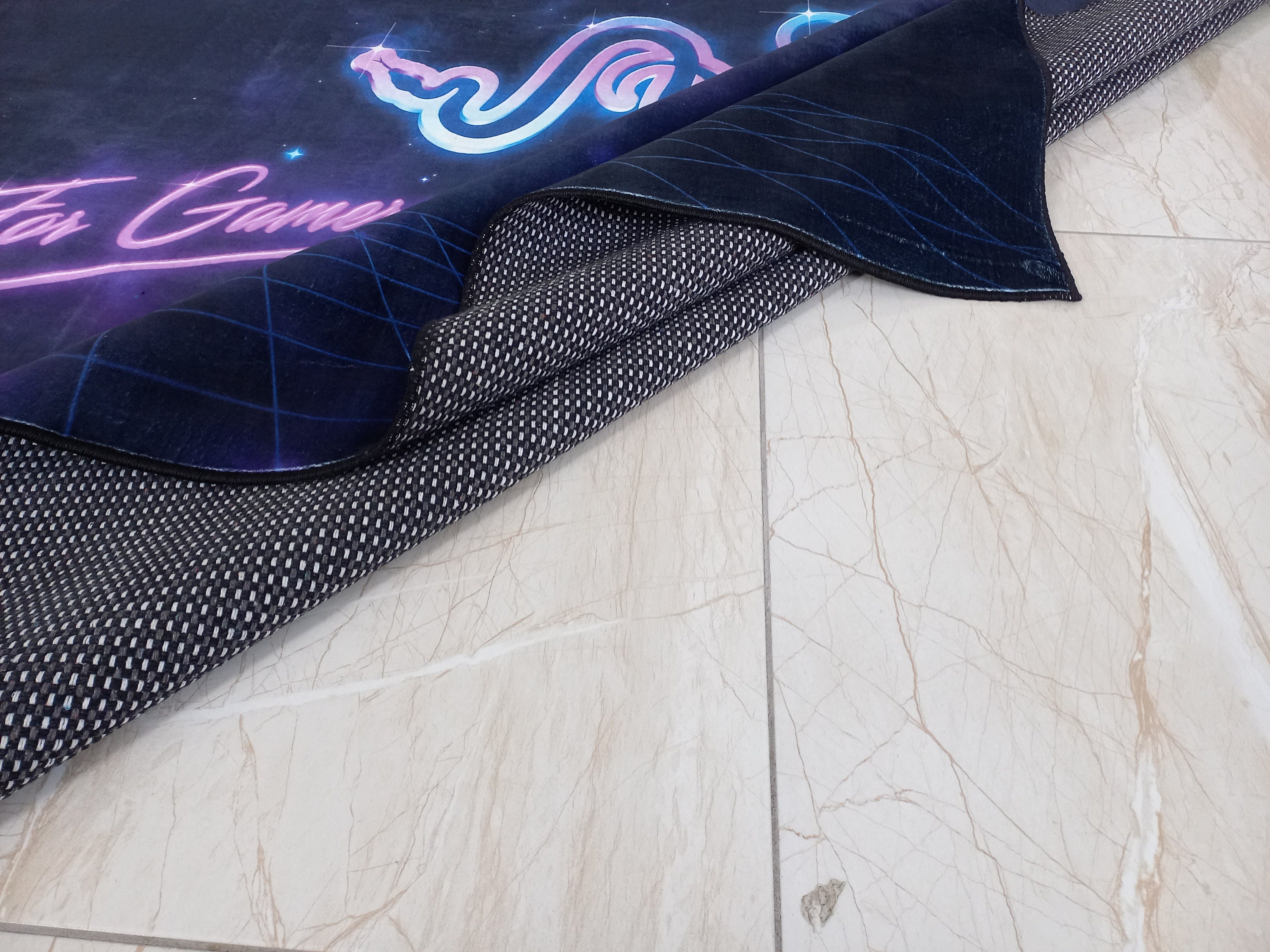 Neon Gaming Rug: Colorful Gamer Room Decor - Etsy
