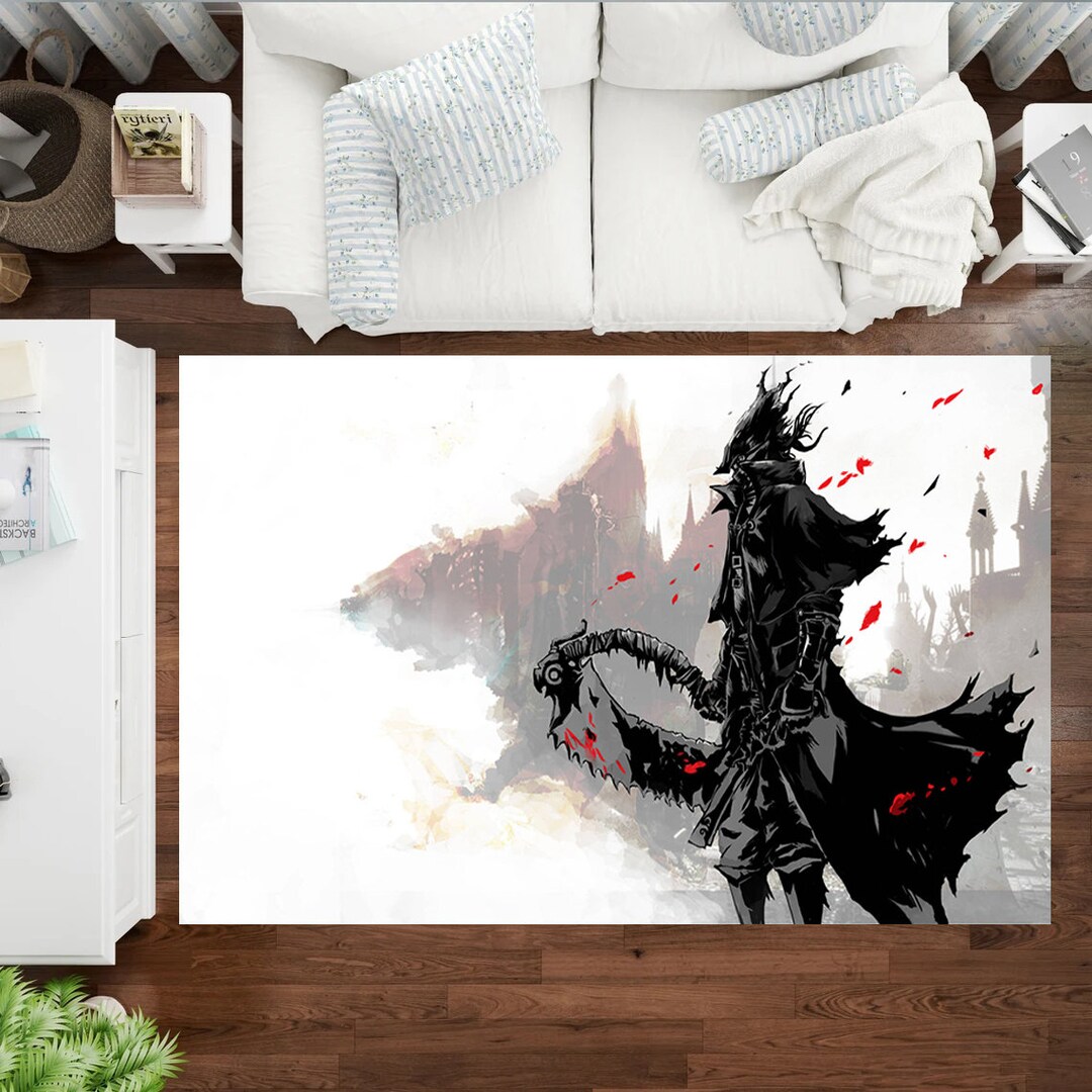 Bloodborne Game Rug: Non-slip RPG Gamer Room Decor - Etsy UK