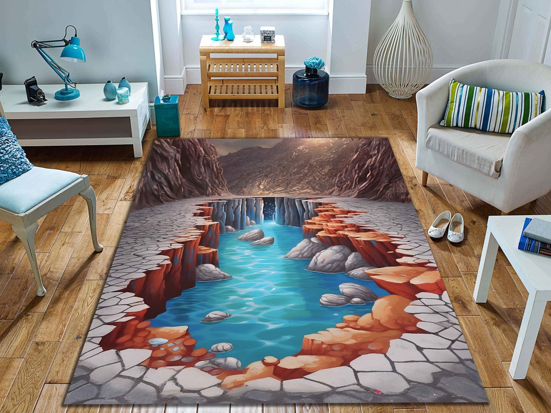 3D Rug, Deep Hole Rug, 3D Huge Crack, Illusion Rug,optical Illusion Rug ...
