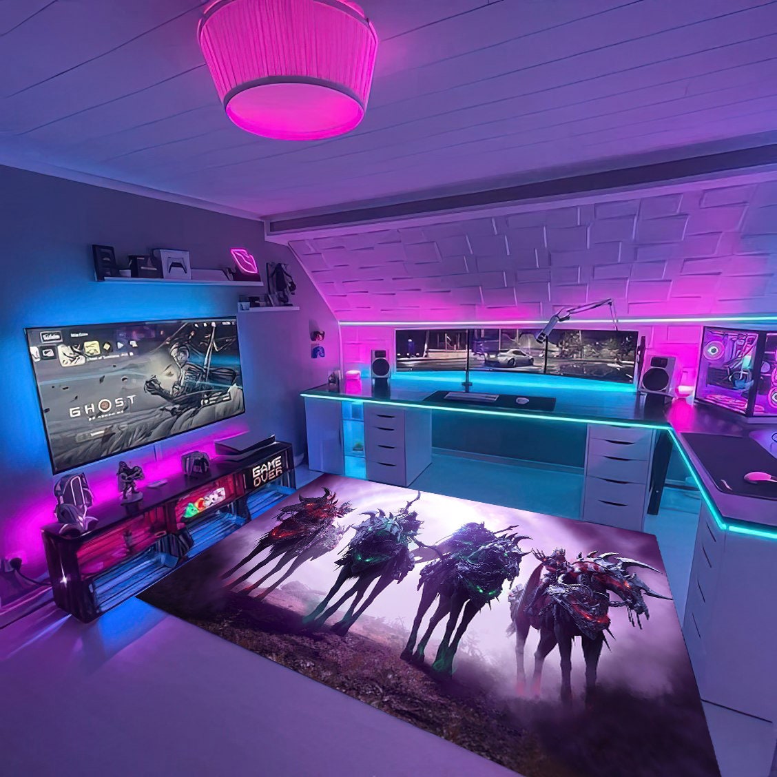 Four Horsemen of the Apocalypse, Four Horsemen Rug, Apocalypse Themed ...