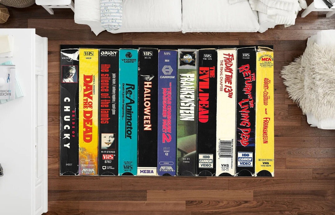 Vhs Case Rug-vhs Tapes, Vhs Box-vhs Nostalgic-retro Art-classic ...