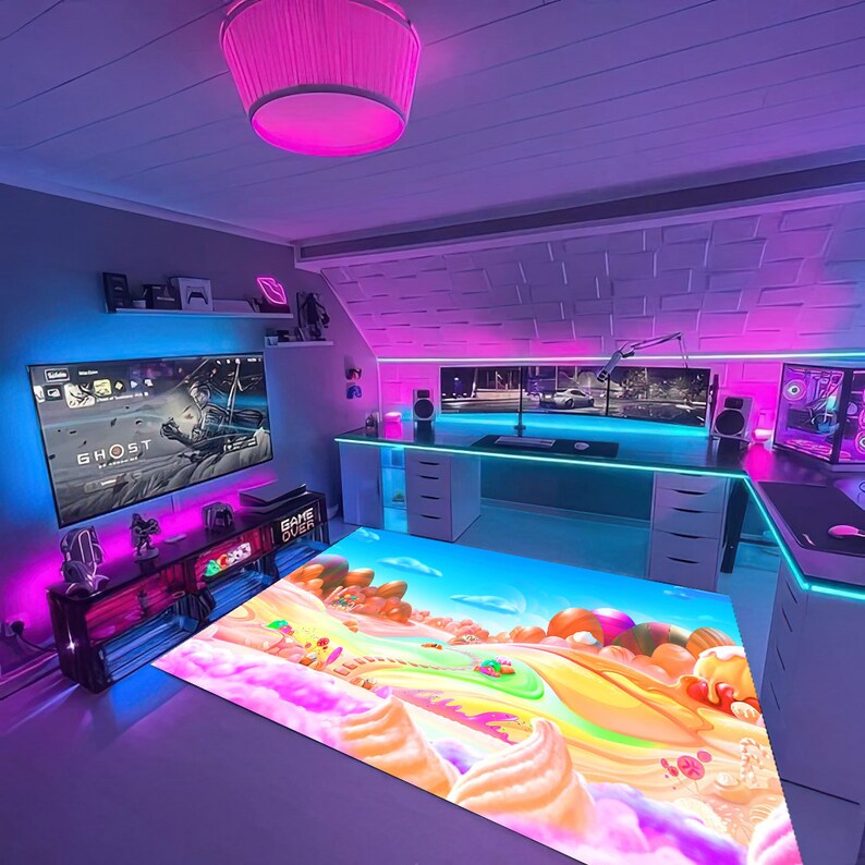 Candy Town, Candy Rug, Candy Dreams, Candy Garden Rug, Kids Room Rug ...