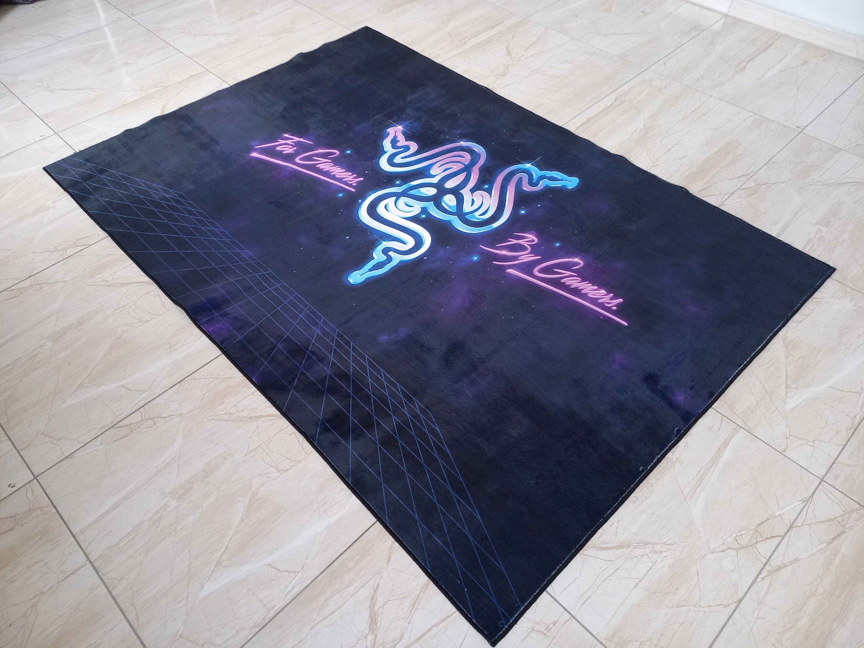 Neon Gaming Rug: Colorful Gamer Room Decor - Etsy