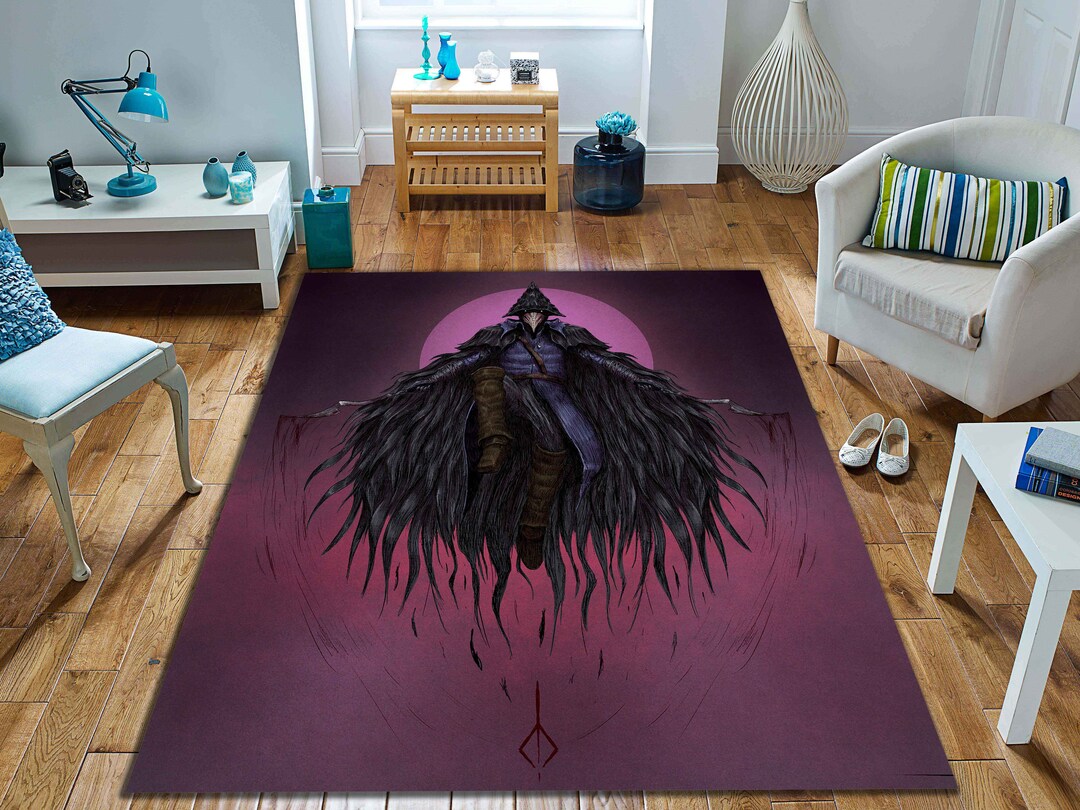 Video Game Rug, Bloodborne Rug, Cursed Rug, RPG Game Rug, Game Chair ...