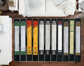 Vhs Case Rug-vhs Tapes, Vhs Box-vhs Nostalgic-retro Art-classic ...