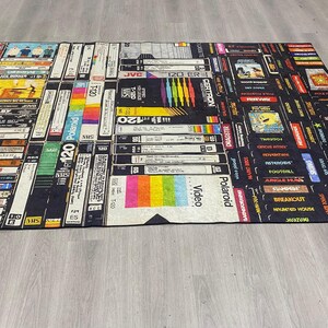 Vhs Case Rug-vhs Tapes, Vhs Box-vhs Nostalgic-retro Art-classic ...