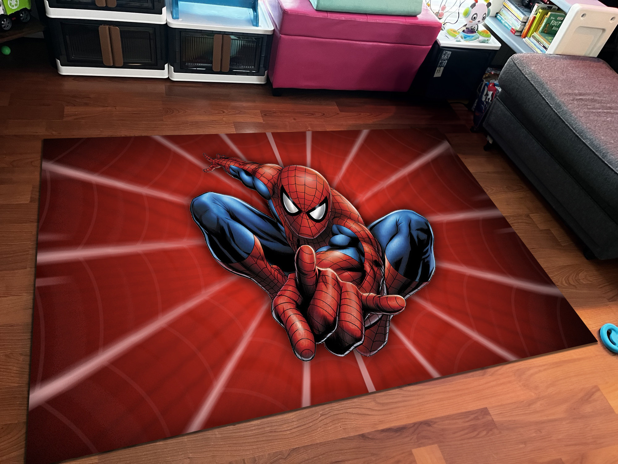 Spiderman, Spiderman Rug, Spider Man Rug, Kids Room Rug, Gift for Him ...