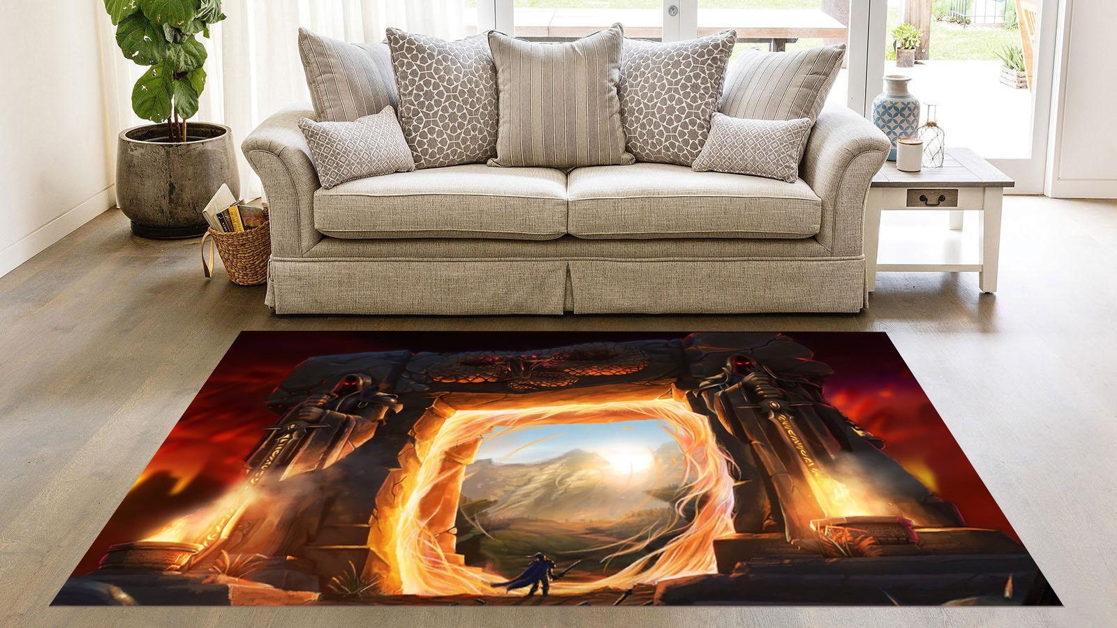 Classic Dark Portal, Fiery Portal, Flaming Portal, Burning Rug, Kids ...