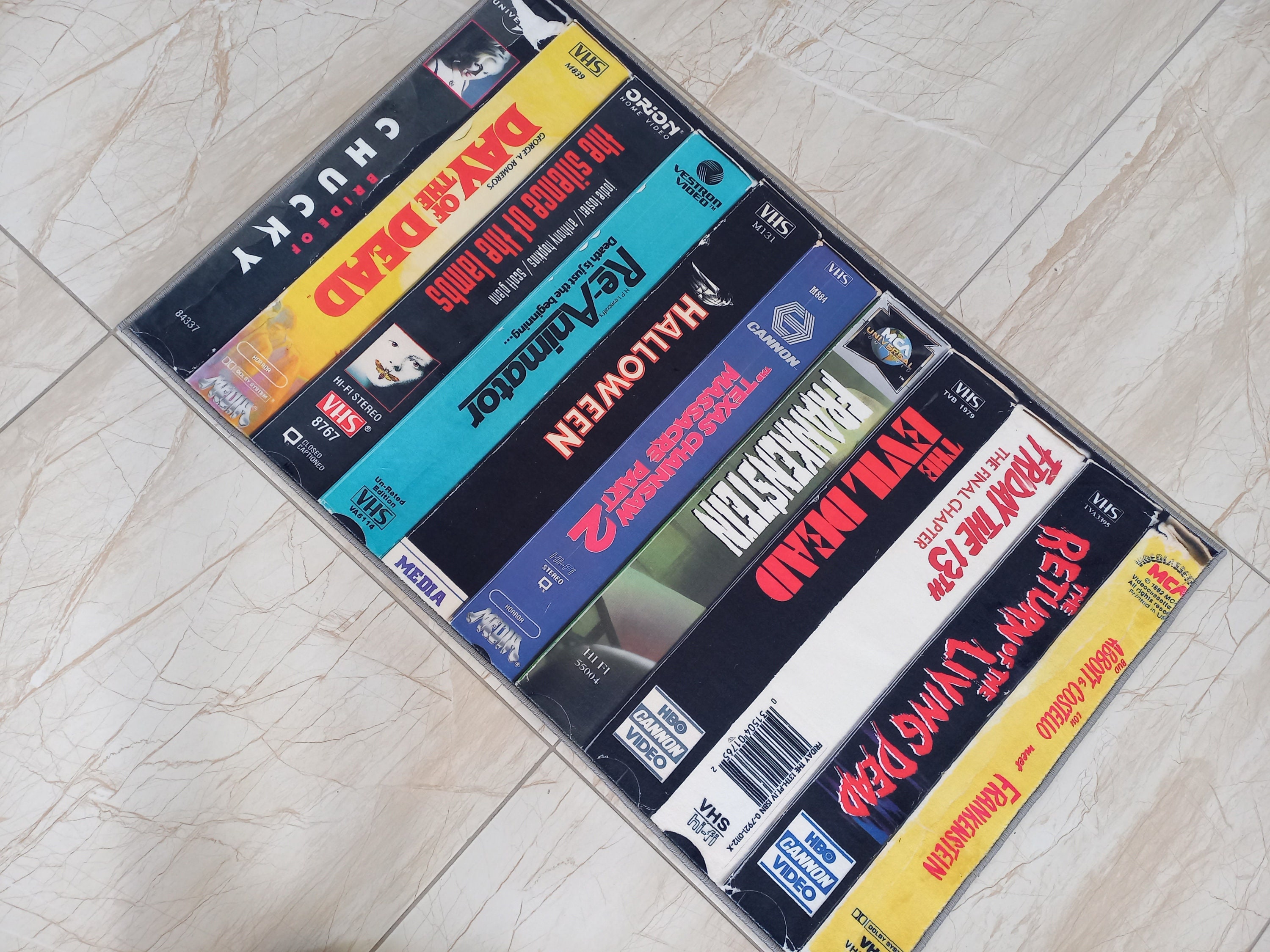 Vhs Case Rug-vhs Tapes Vhs Box-vhs Nostalgic-retro - Etsy