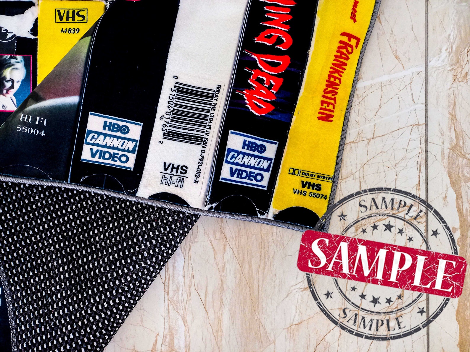 Vhs Case Rug-vhs Tapes, Vhs Box-vhs Nostalgic-retro Art-classic ...