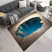 3D Rug, Slit Rug, Illusion Rug, 3D Ocean Rug, Staircase Themed Rug ...
