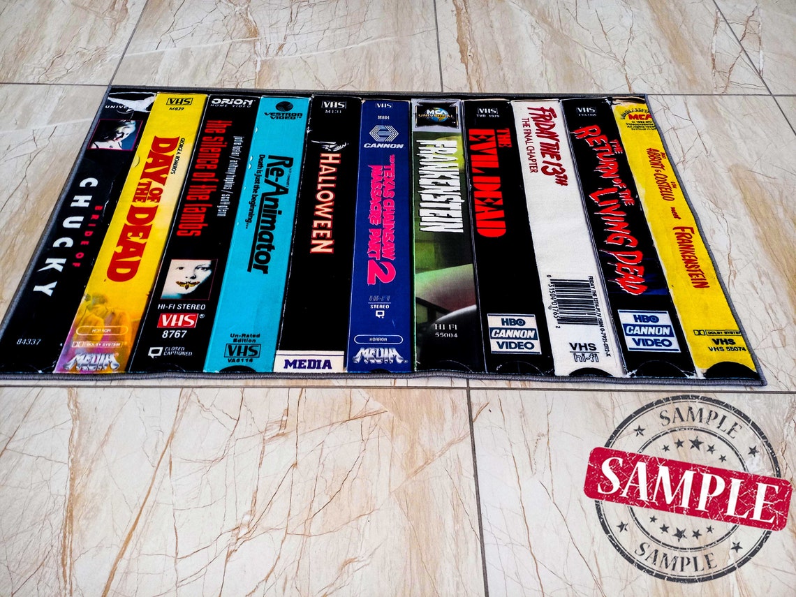 Vhs Case Rug-vhs Tapes Vhs Box-vhs Nostalgic-retro - Etsy Canada