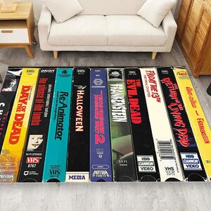 Vhs Case Rug-vhs Tapes, Vhs Box-vhs Nostalgic-retro Art-classic ...