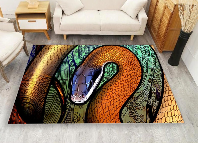 Snake Snake Pattern Rug Snake Rug Animal Rug Cool Animal - Etsy