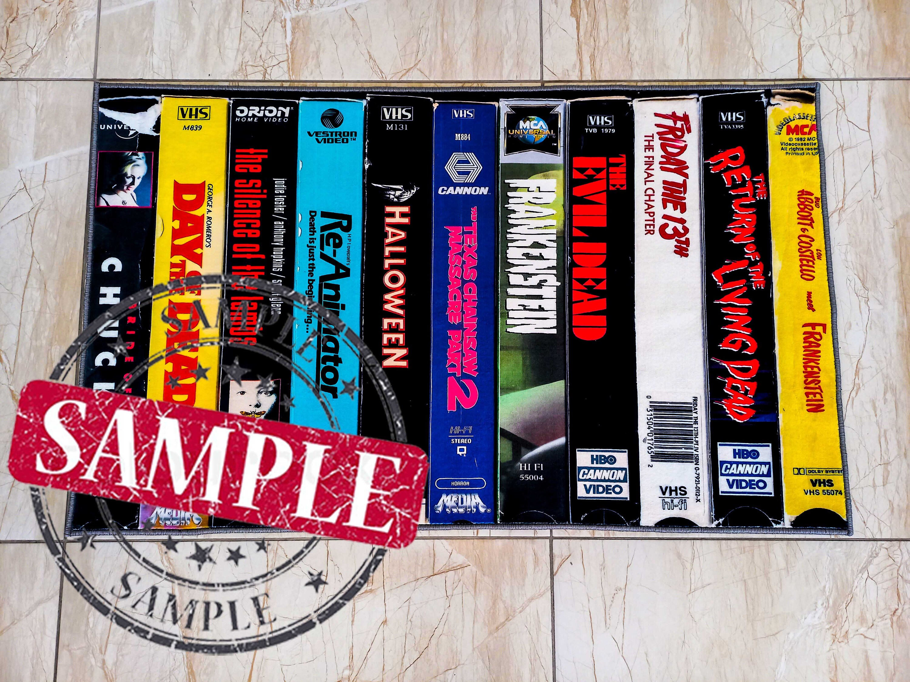 Vhs Case Rug-vhs Tapes, Vhs Box-vhs Nostalgic-retro Art-classic ...