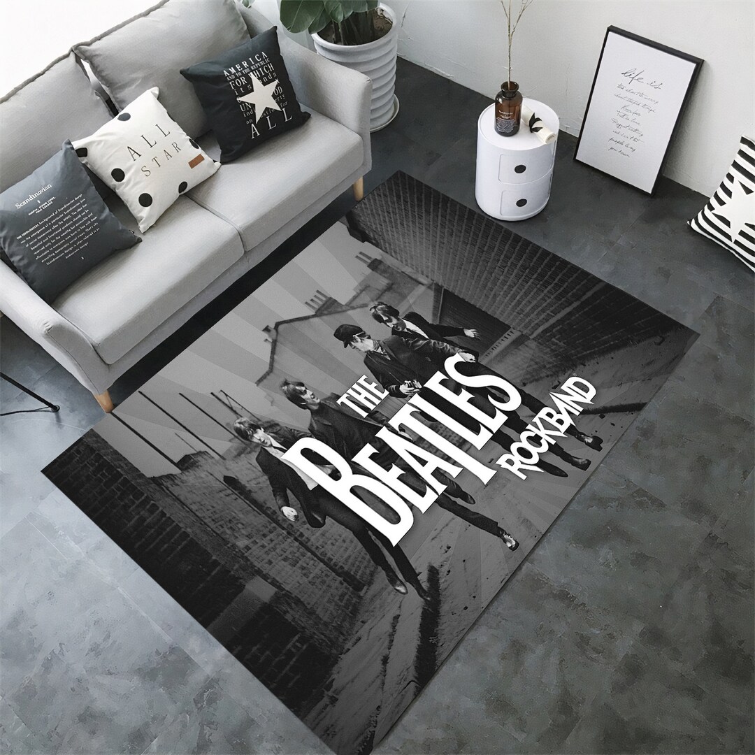 The Beatles, the Beatles Rug, Rock Band ,music Rug, Fan Rug, Best ...