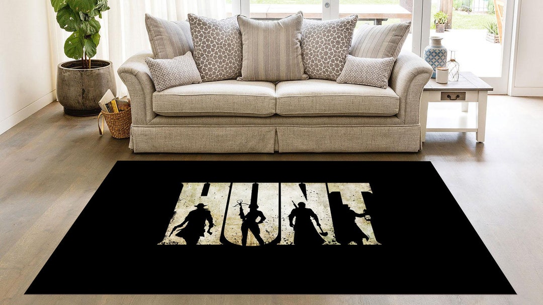 Hunt, Hunt Rug, Hunter Rug, Hunt Written Rug, Shadow Man, Gift to ...