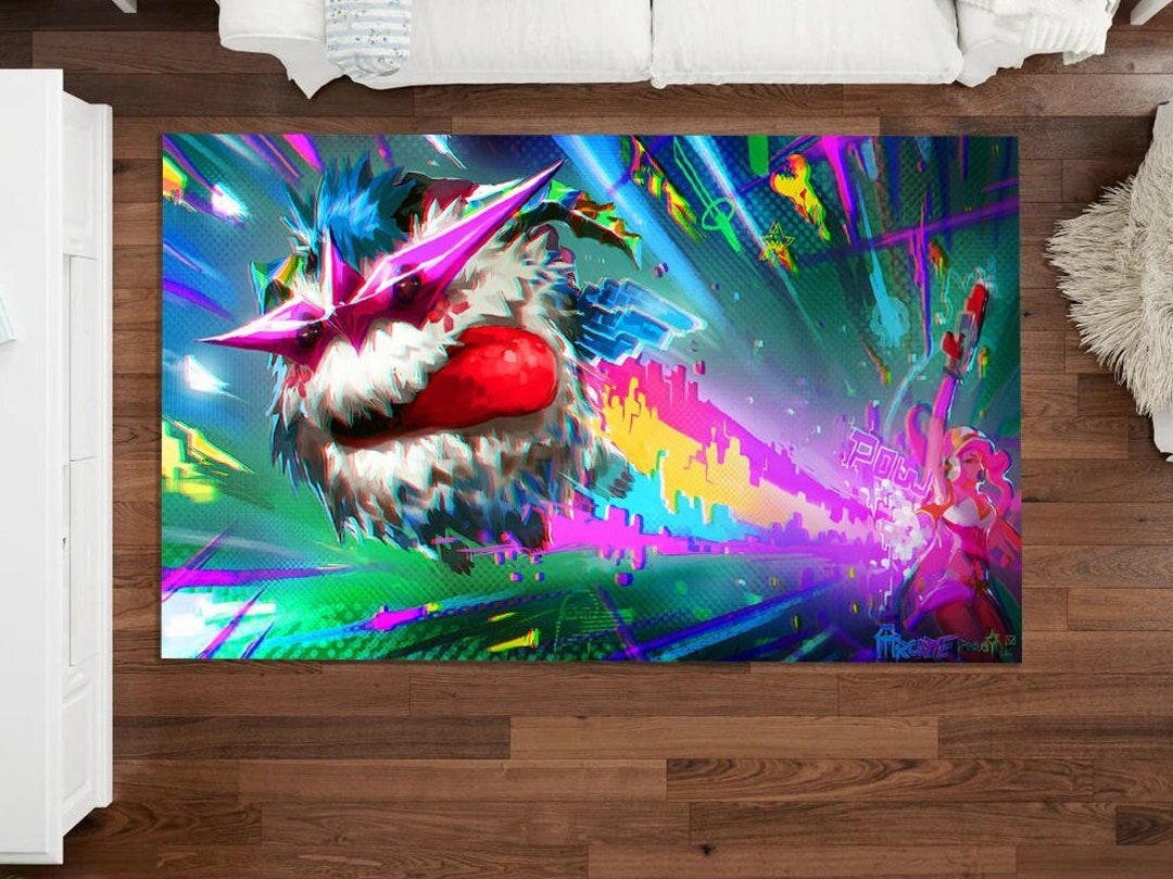 Poro Rug, Neon Rug, Cyber World Rug, Shooting Star Rug, Comet Rug ...