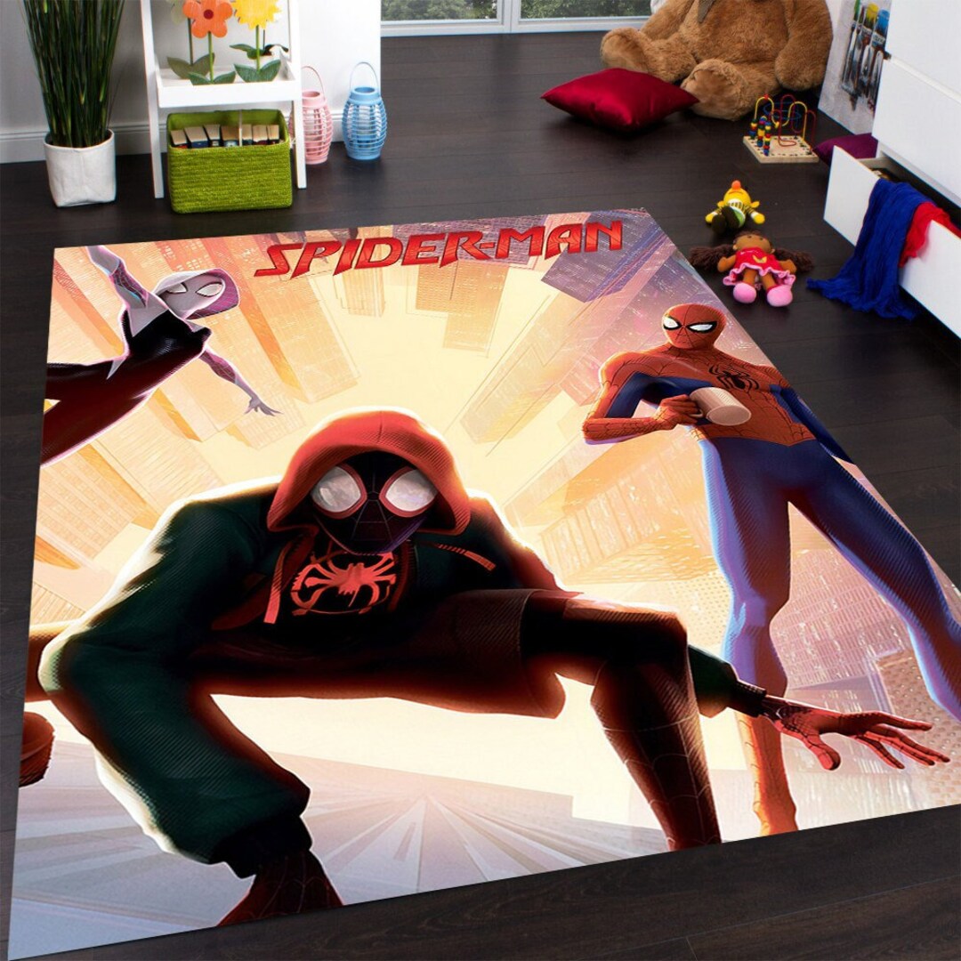 Spiderman, Spiderman Rug, Spider Man Rug, Kids Room Rug, Gift for Him ...